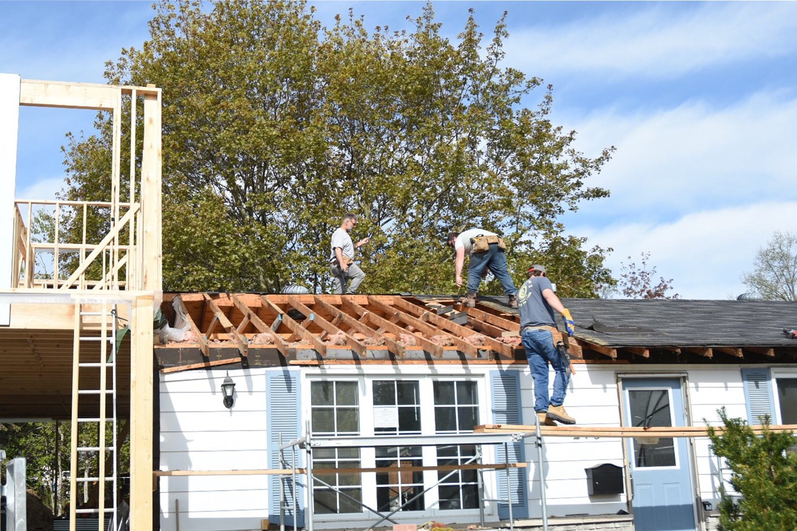 Ripping the Roof Off – Our Chez Nous