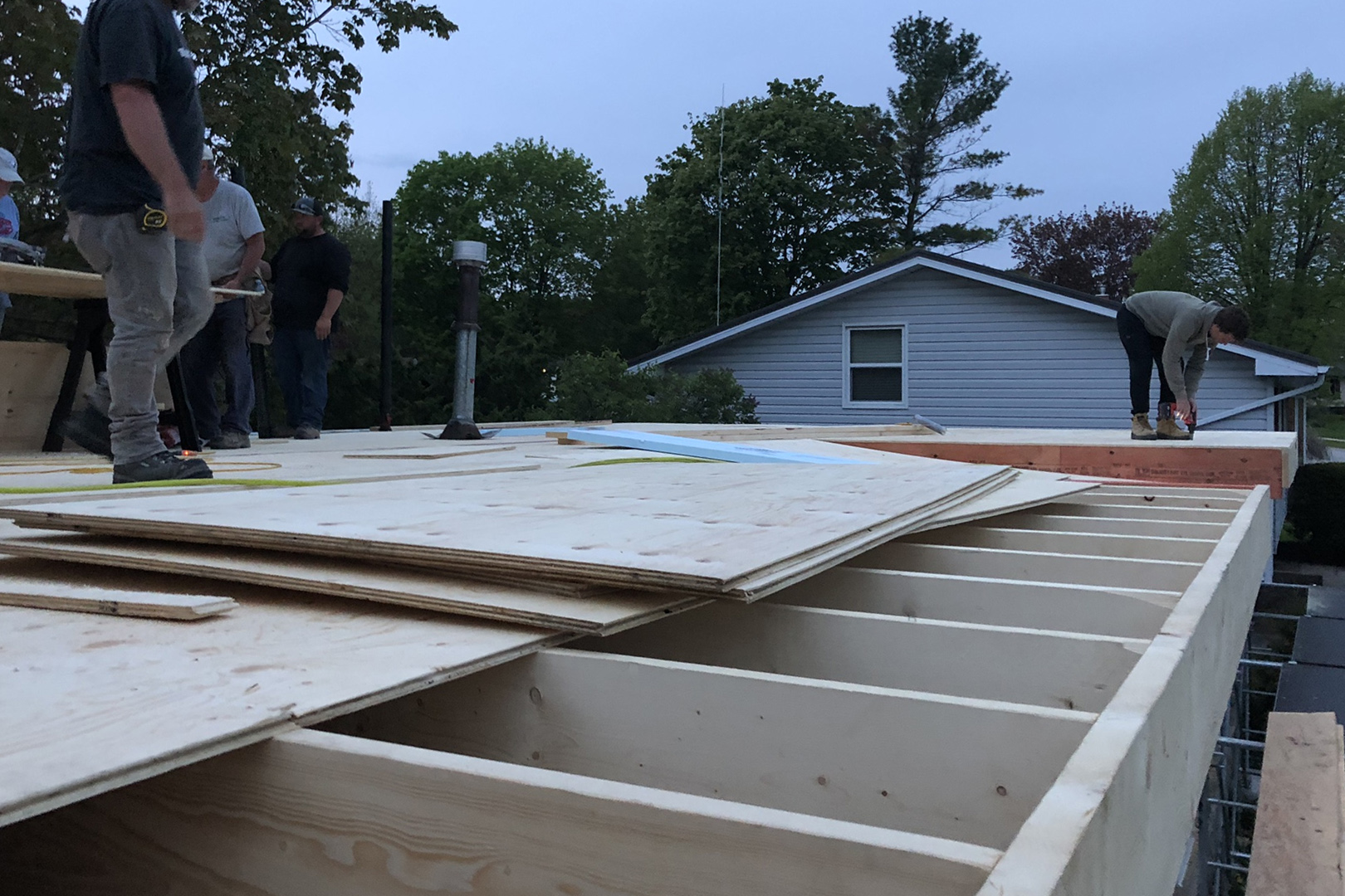 Ripping the Roof Off – Our Chez Nous